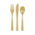Plastik Bestik Guld til 39 kr. på Temashop.dk