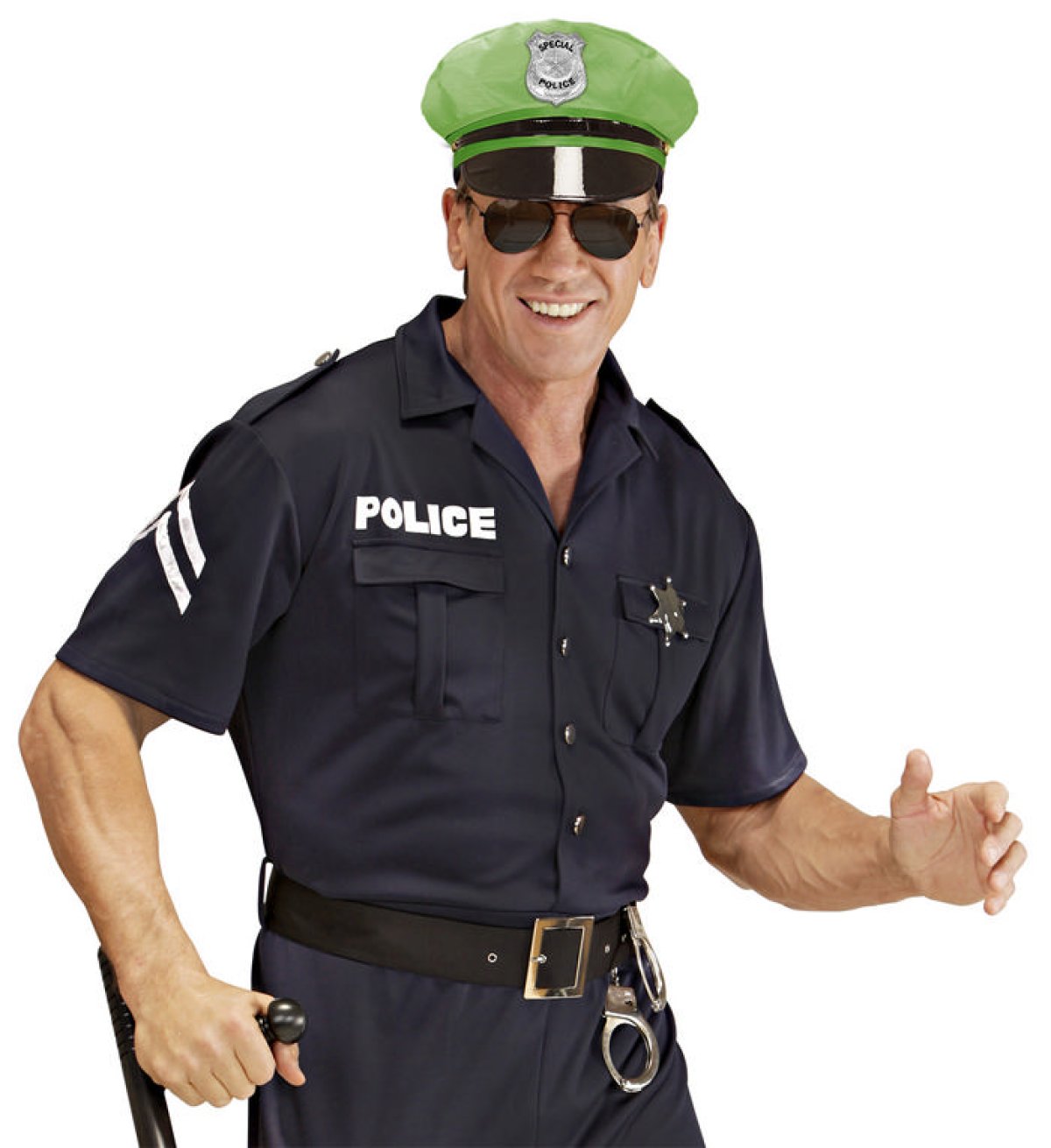 Neon Grøn Politihat til 69 kr. på Temashop.dk