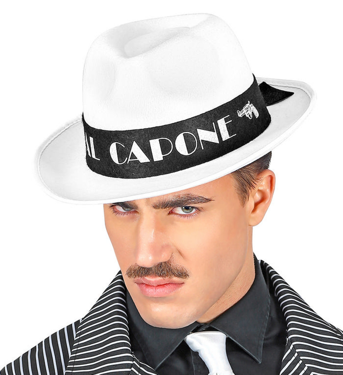 Al Capone Hat Hvid til 69 kr. på Temashop.dk