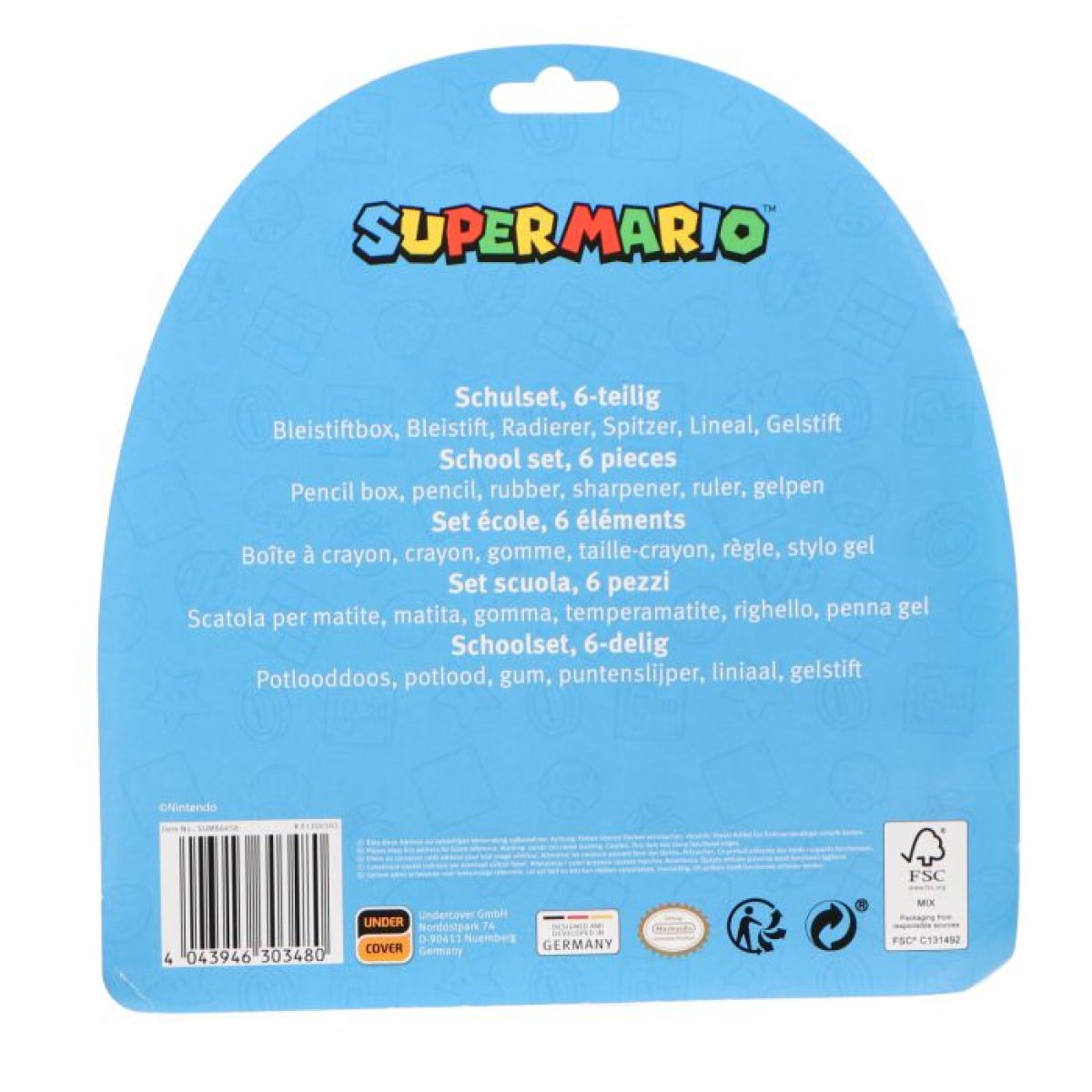 Super Mario® Skolestart Sæt til 49 kr. på Temashop.dk
