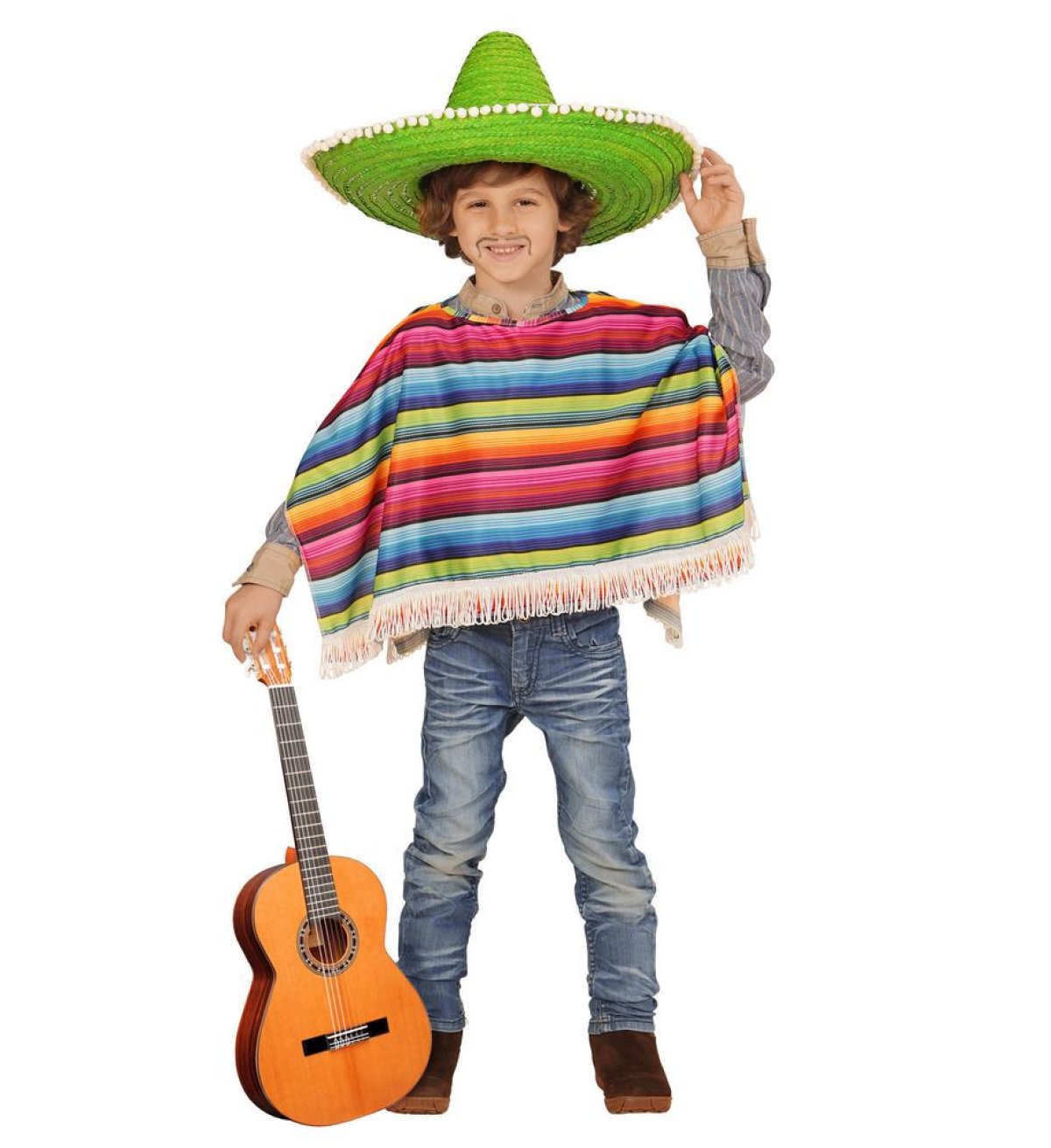 Fiesta Poncho Børnekostume til 149 kr. på Temashop.dk