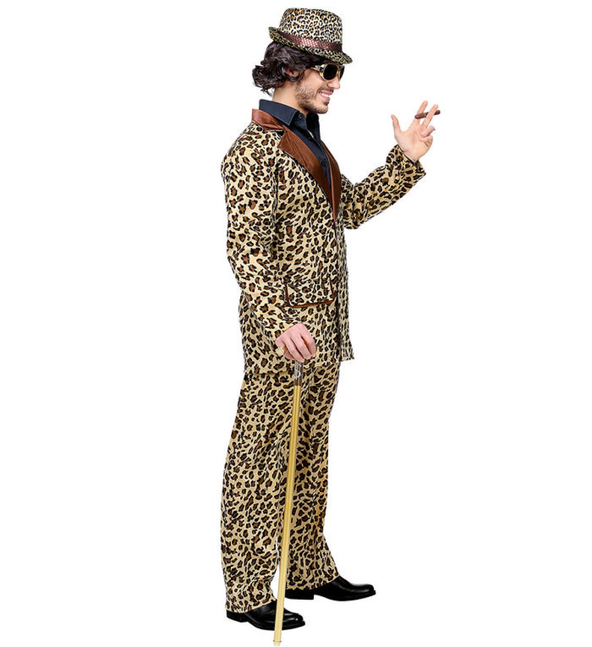 Leopard Pimp Kostume til 499 kr. på Temashop.dk