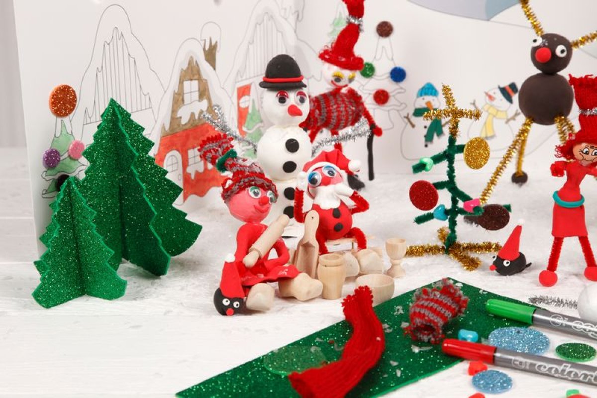 Julelandskab Kreakasse DIY til 249 kr. på Temashop.dk