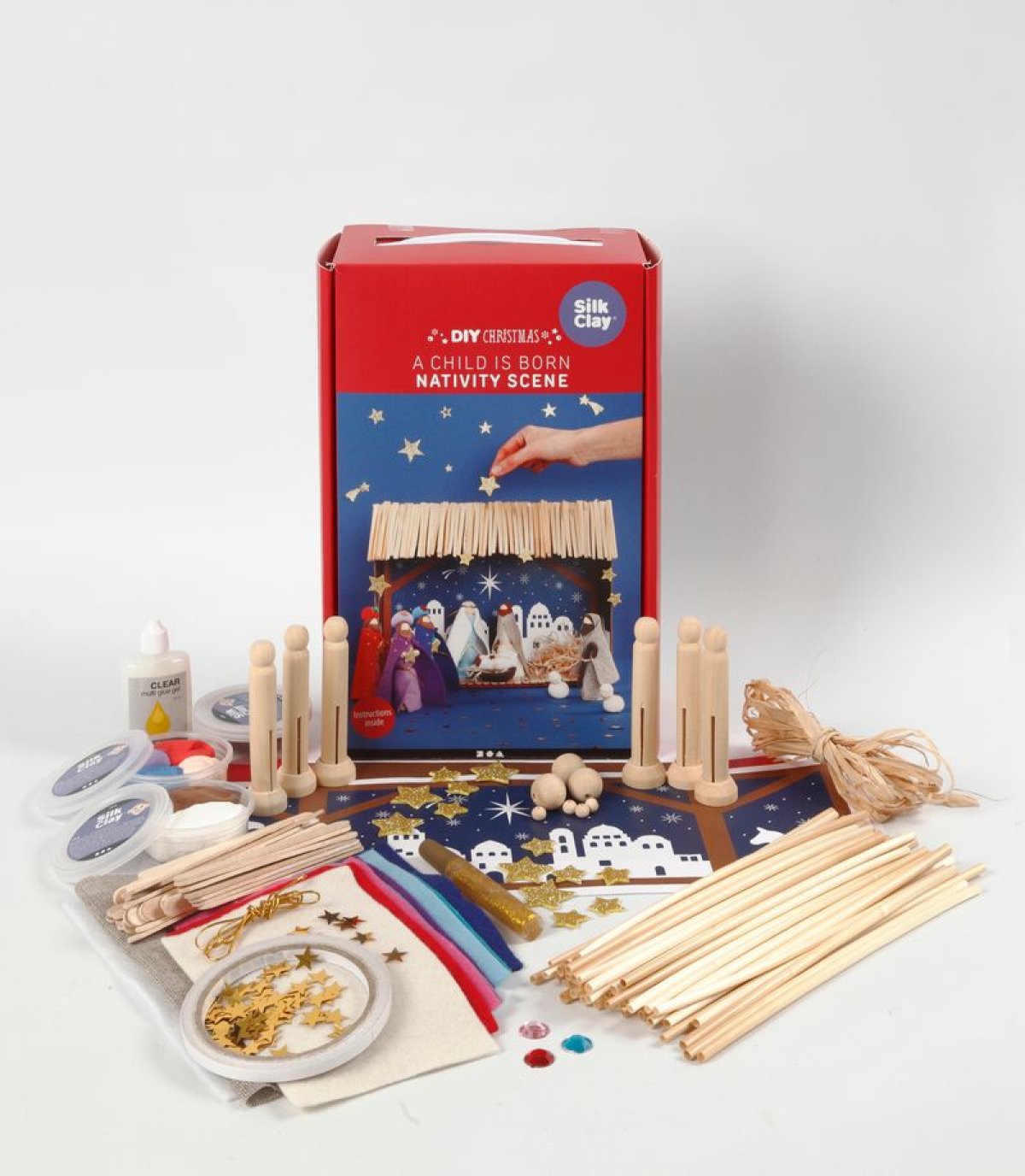 Krybbespil julelandskab, DIY til 169 kr. på Temashop.dk