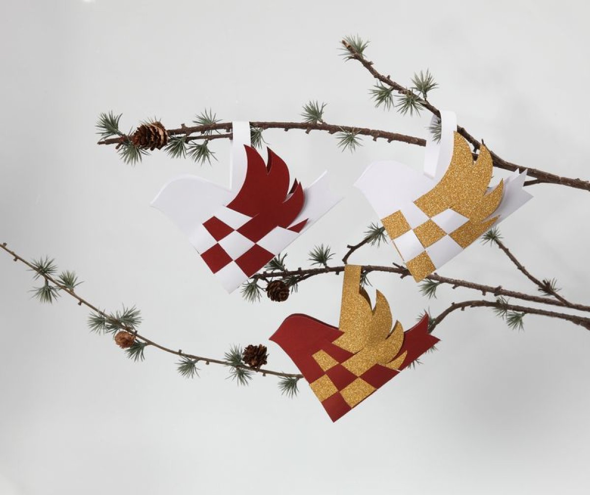 Julepynt Pakke: Guld/Rød, DIY til 79 kr. på Temashop.dk