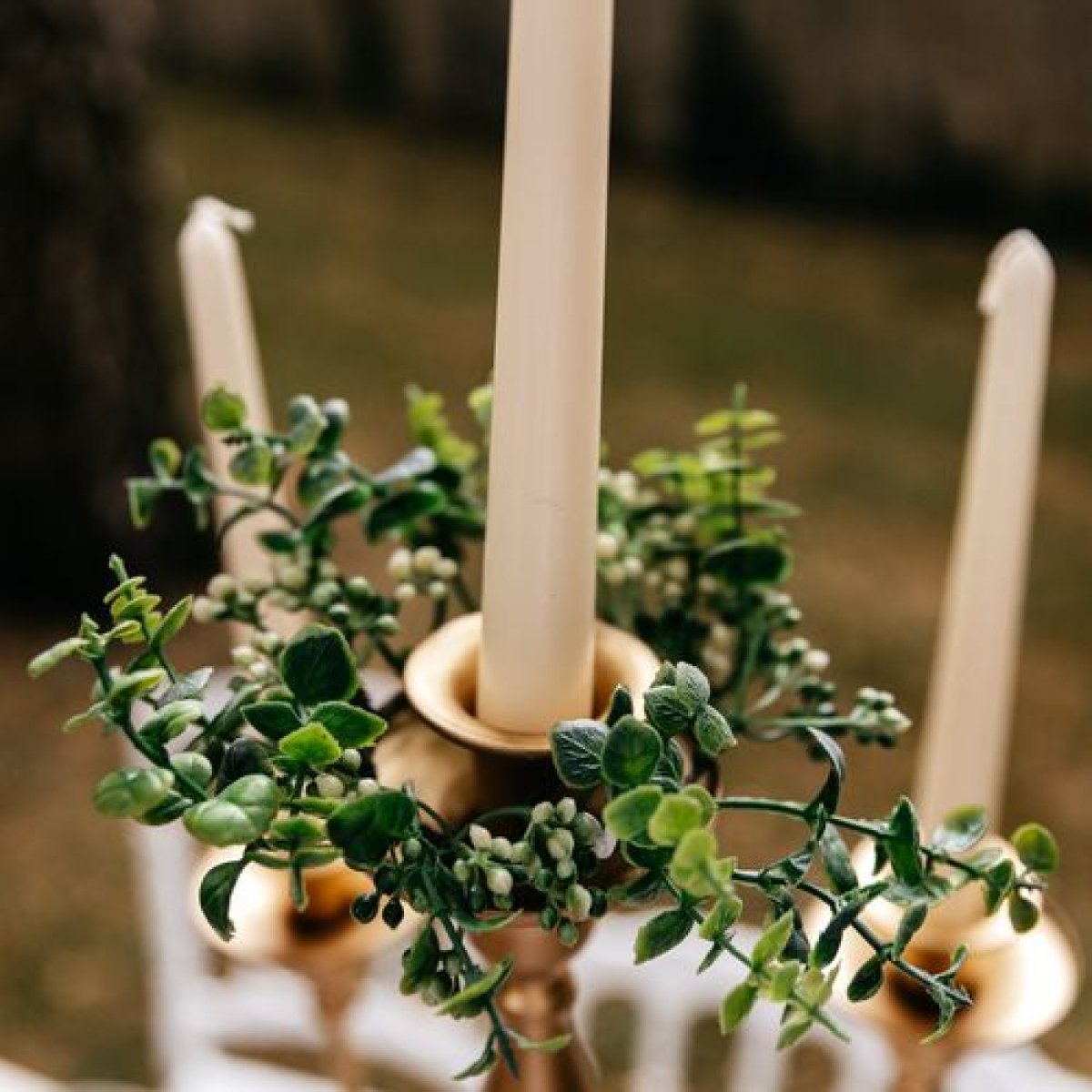 Eukalyptus Krans Grøn/Hvid til 39 kr. på Temashop.dk