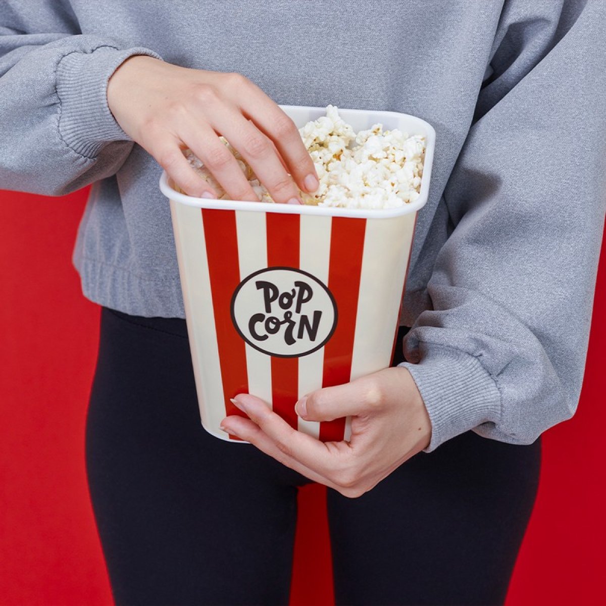Køb Retro Popcorn Skål til kun 39 kr | Temashop.dk