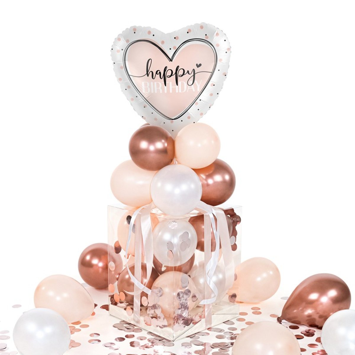 Balloha® Box Hjerte Happy Birthday til 299 kr. på Temashop.dk
