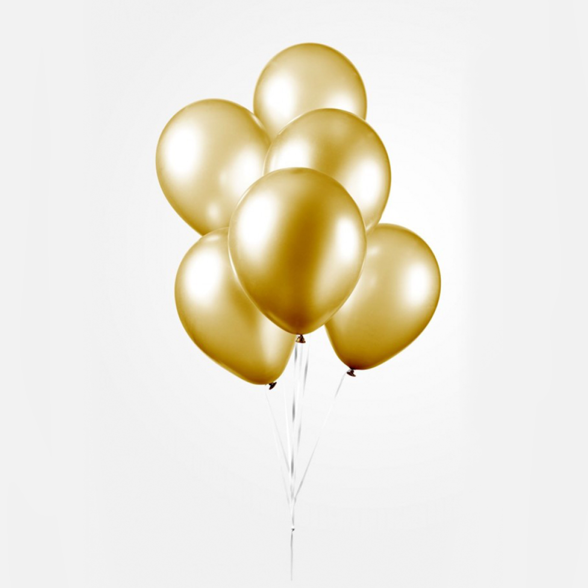 Guld balloner – Én dags levering & 30 dages returret | Temashop.dk