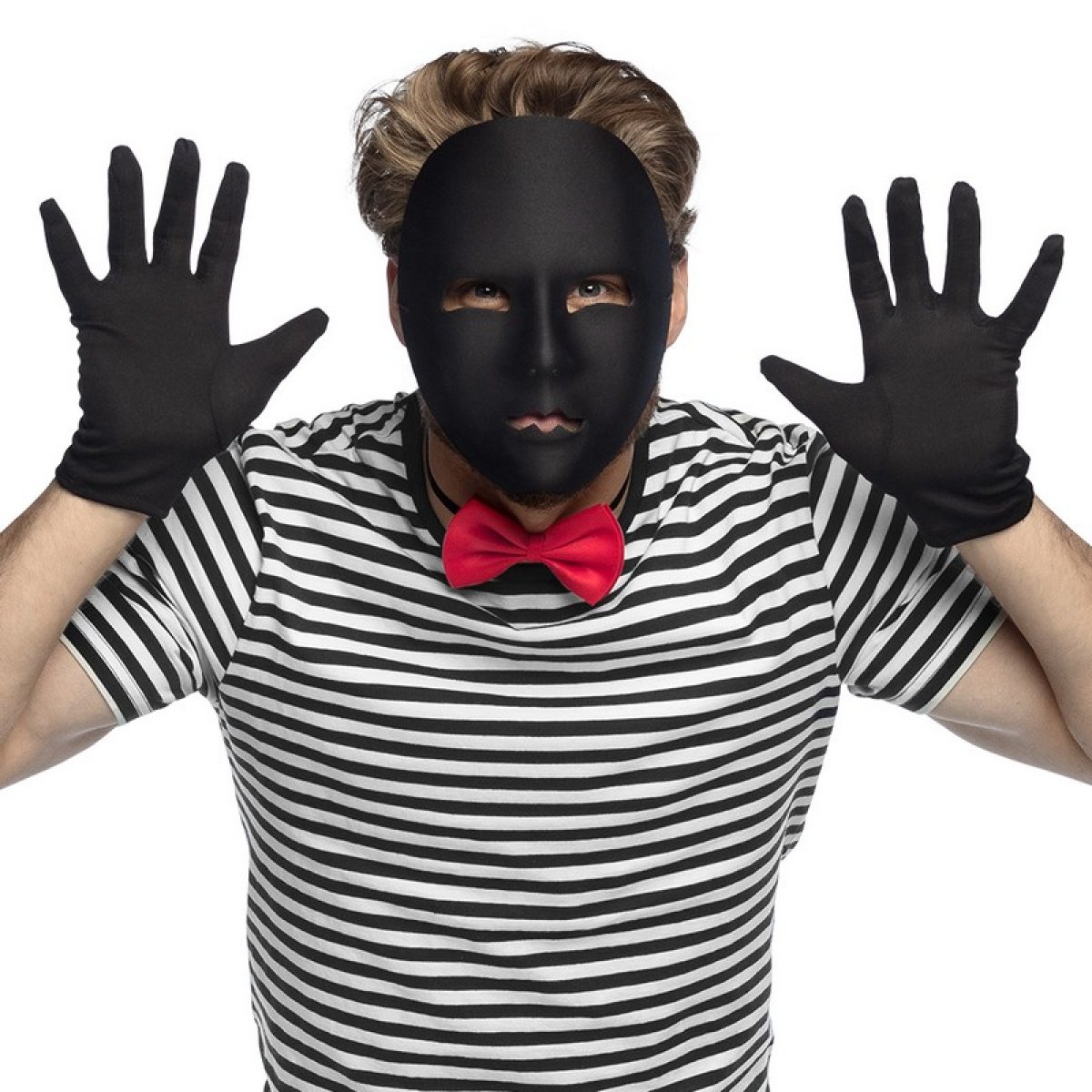 Mime Maske Sort til 39 kr. på Temashop.dk