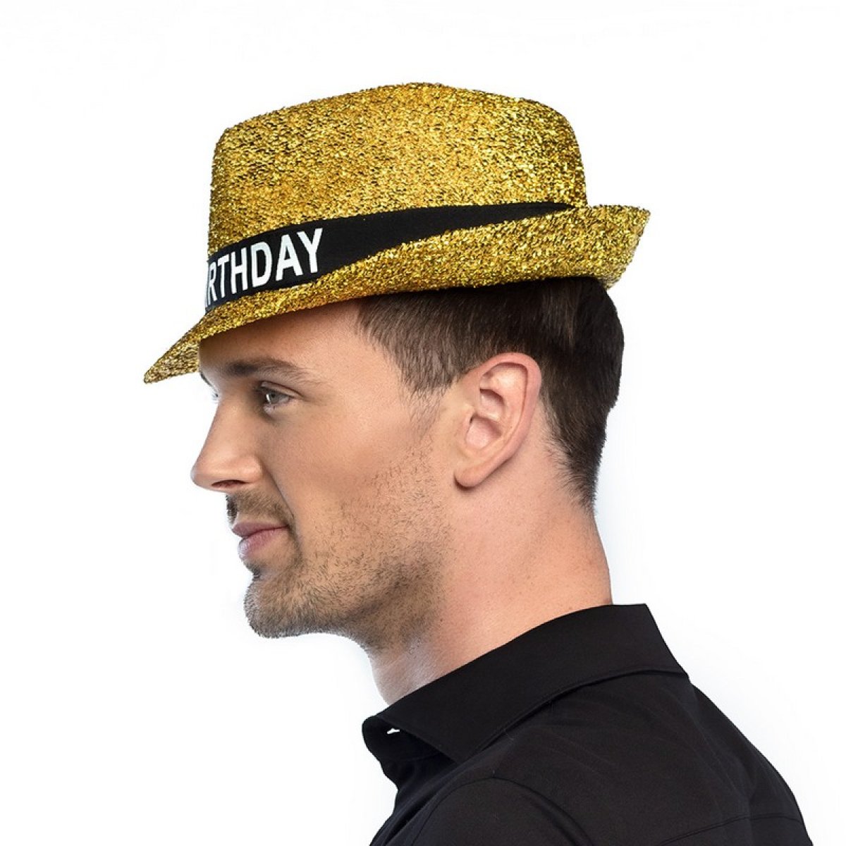 Happy Birthday Fedora Guld til 49 kr. på Temashop.dk