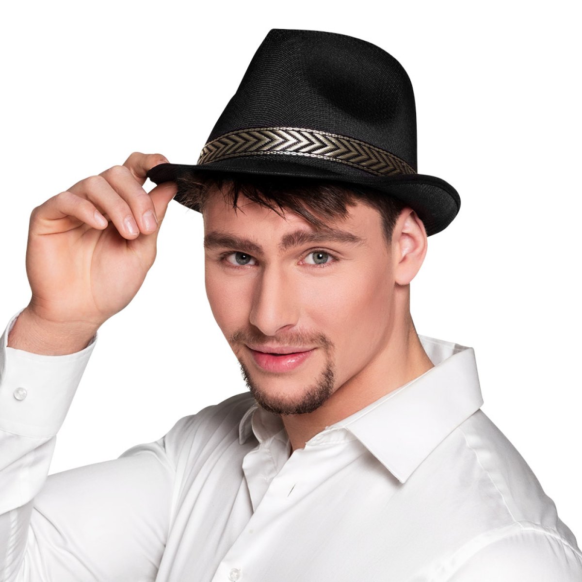 Gangster Fedora Sort til 39 kr. på Temashop.dk