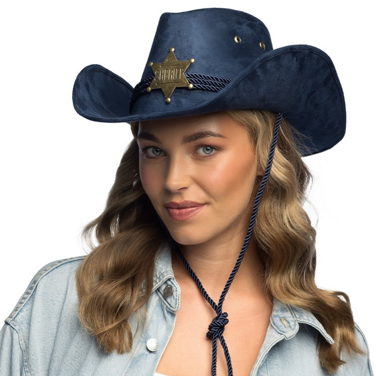 Tennesse Suede Cowboyhat Mørkeblå til 129 kr. på Temashop.dk