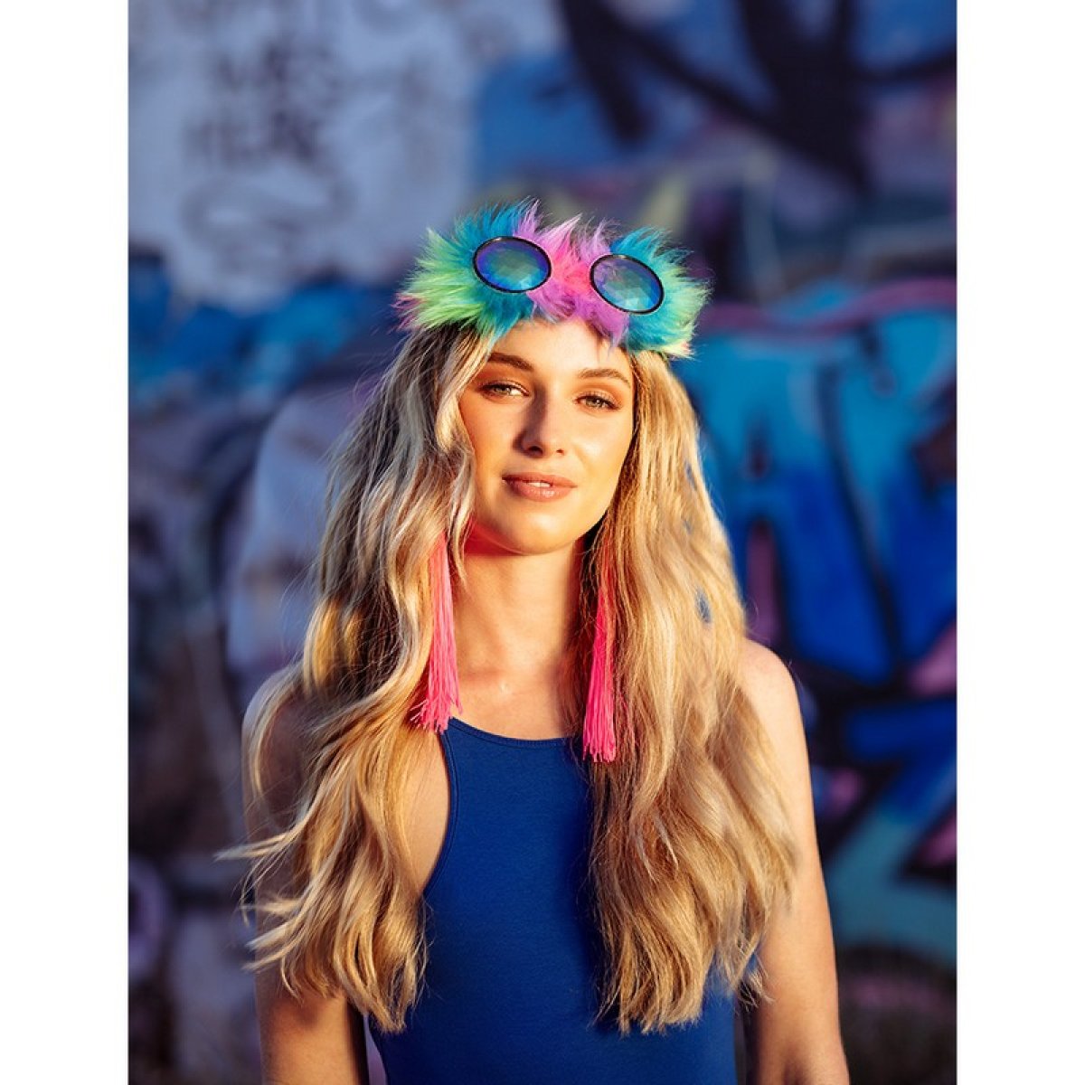 80'er / 90'er Øreringe Neonpink til 39 kr. på Temashop.dk