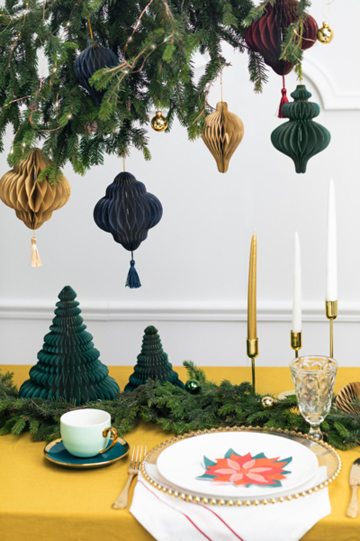 Julepynt Honeycomb Ornament Grøn til 59 kr. på Temashop.dk