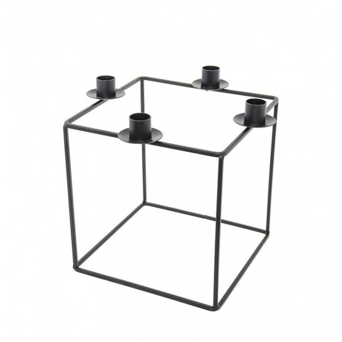 Kvadrat Lysestage Sort til 199 kr. på Temashop.dk