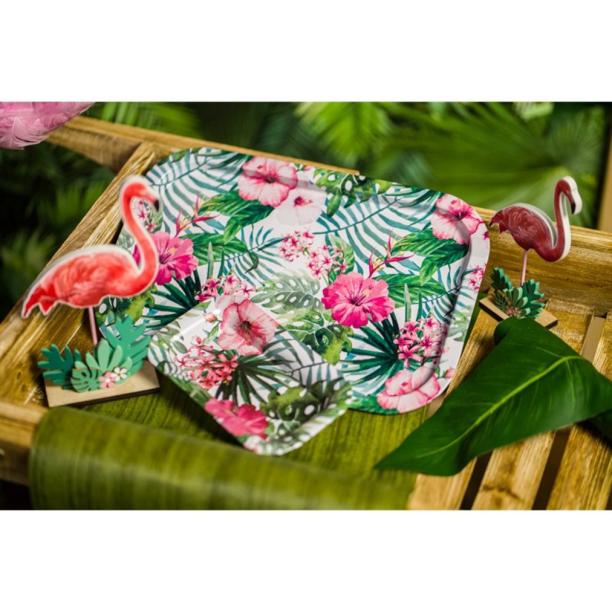 Køb Tropiske Blomster Pyntefad til kun 29 kr | Temashop.dk