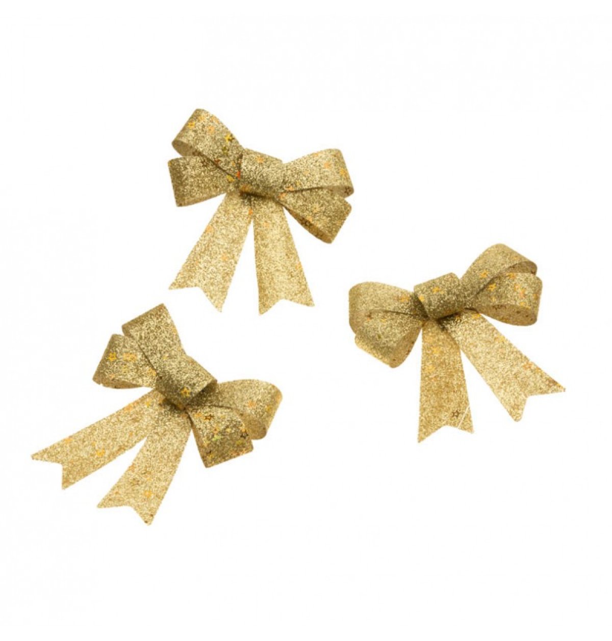 Glimmer Dekorationssløjfer Guld til 49 kr. på Temashop.dk