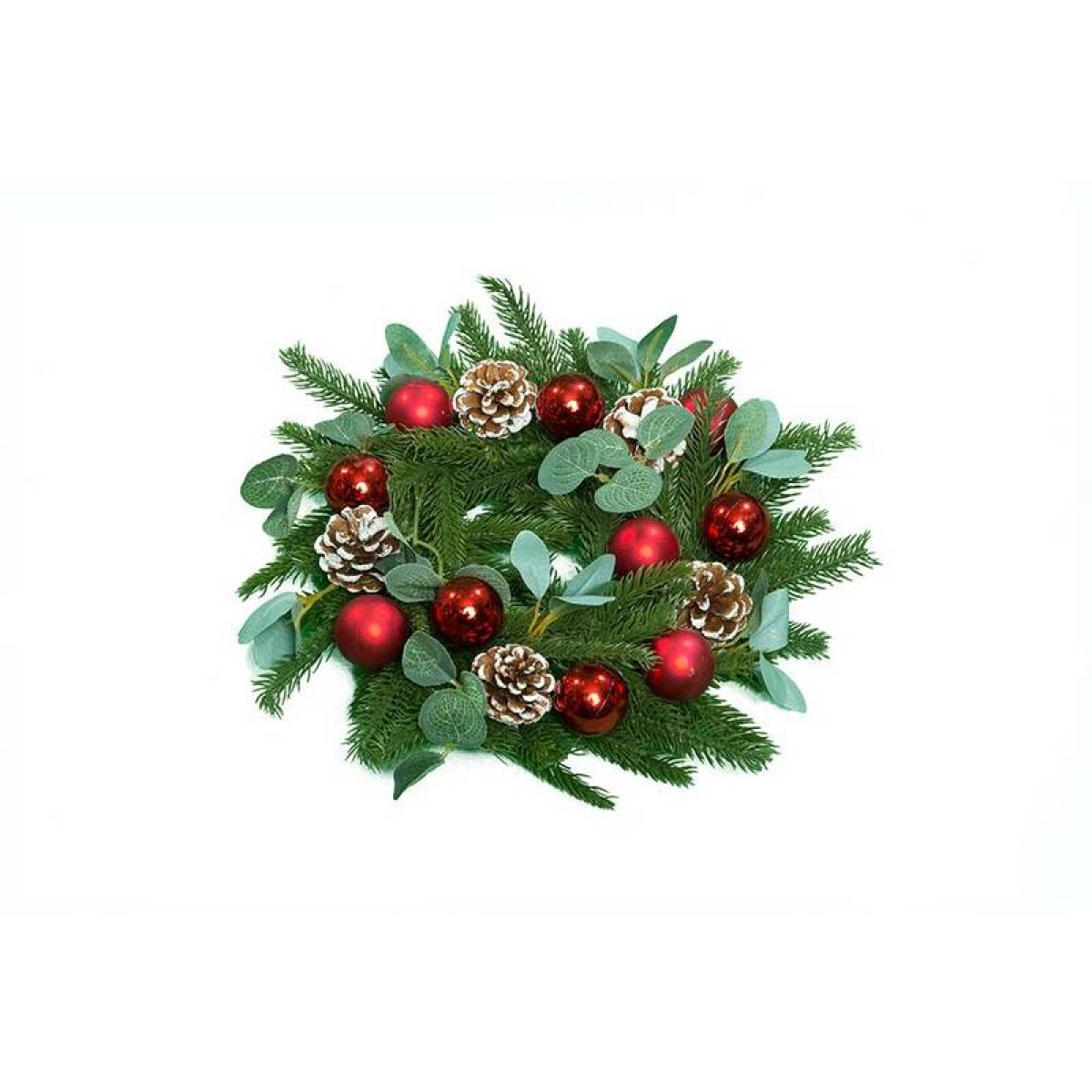Kunstig Julekrans Rød til 179 kr. på Temashop.dk