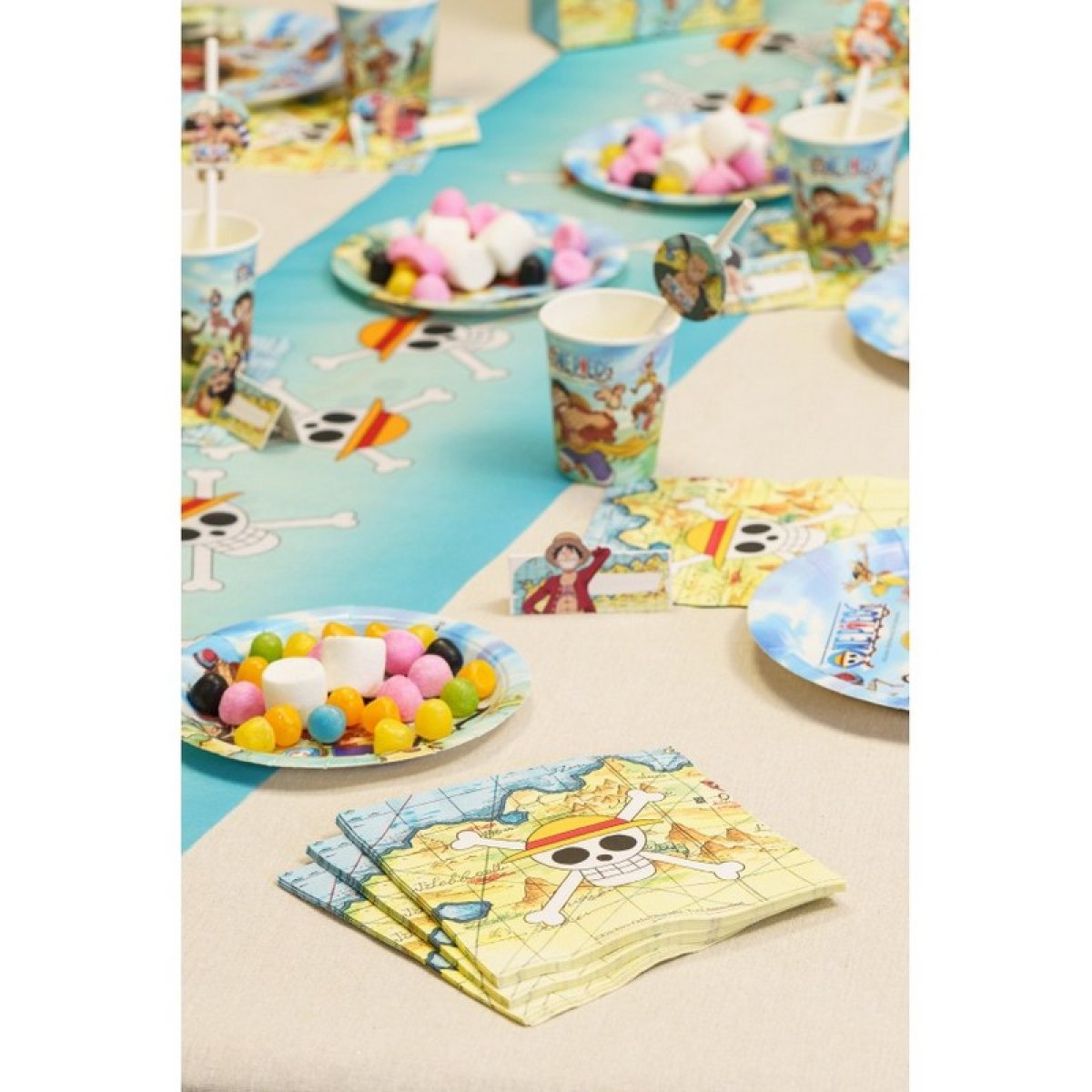 One Piece® Skattekort Servietter til 35 kr. på Temashop.dk
