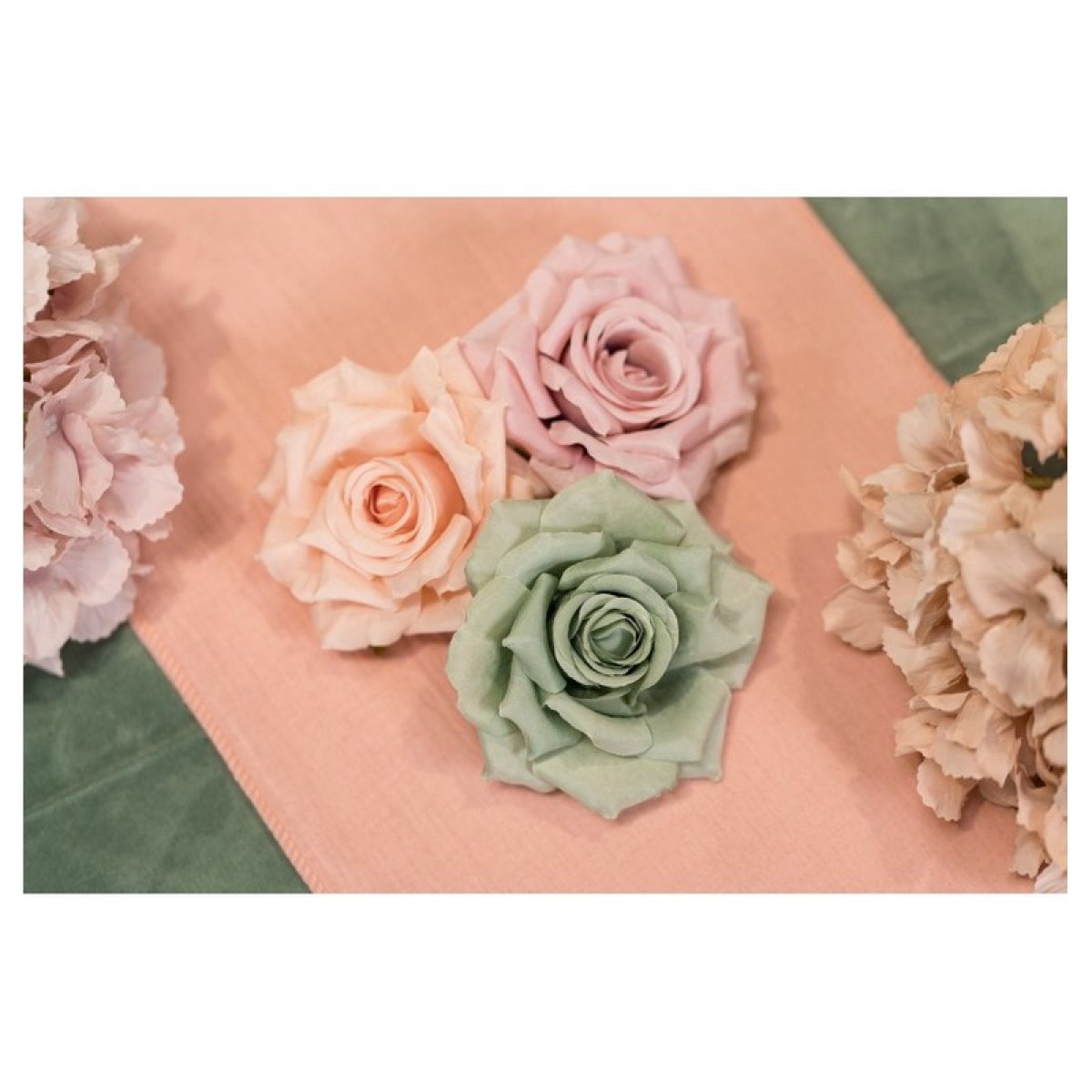 Kunstige Roser Salviegrøn til 49 kr. på Temashop.dk