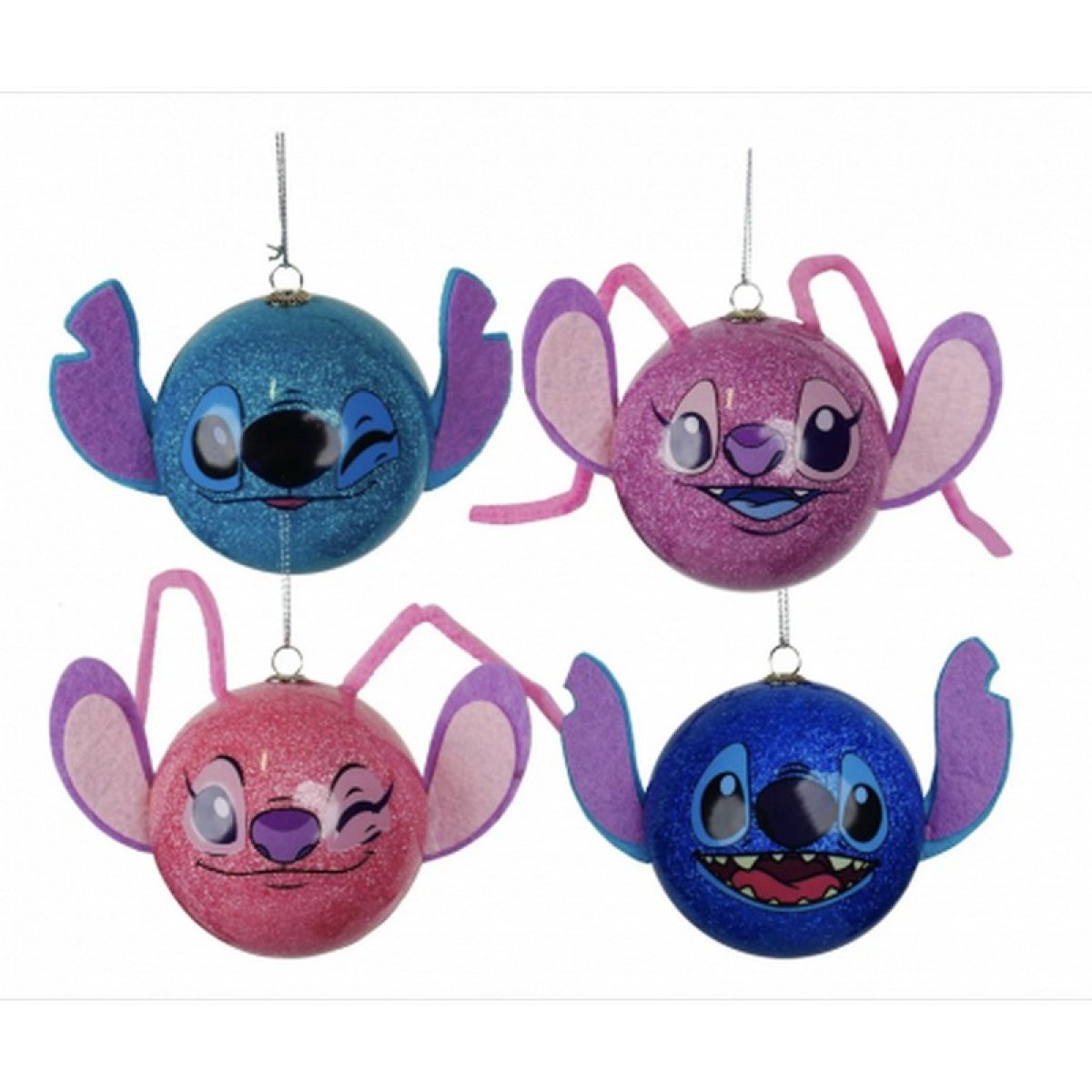 Lilo & Stitch® Angel & Stitch Julekugler til 99 kr. på Temashop.dk