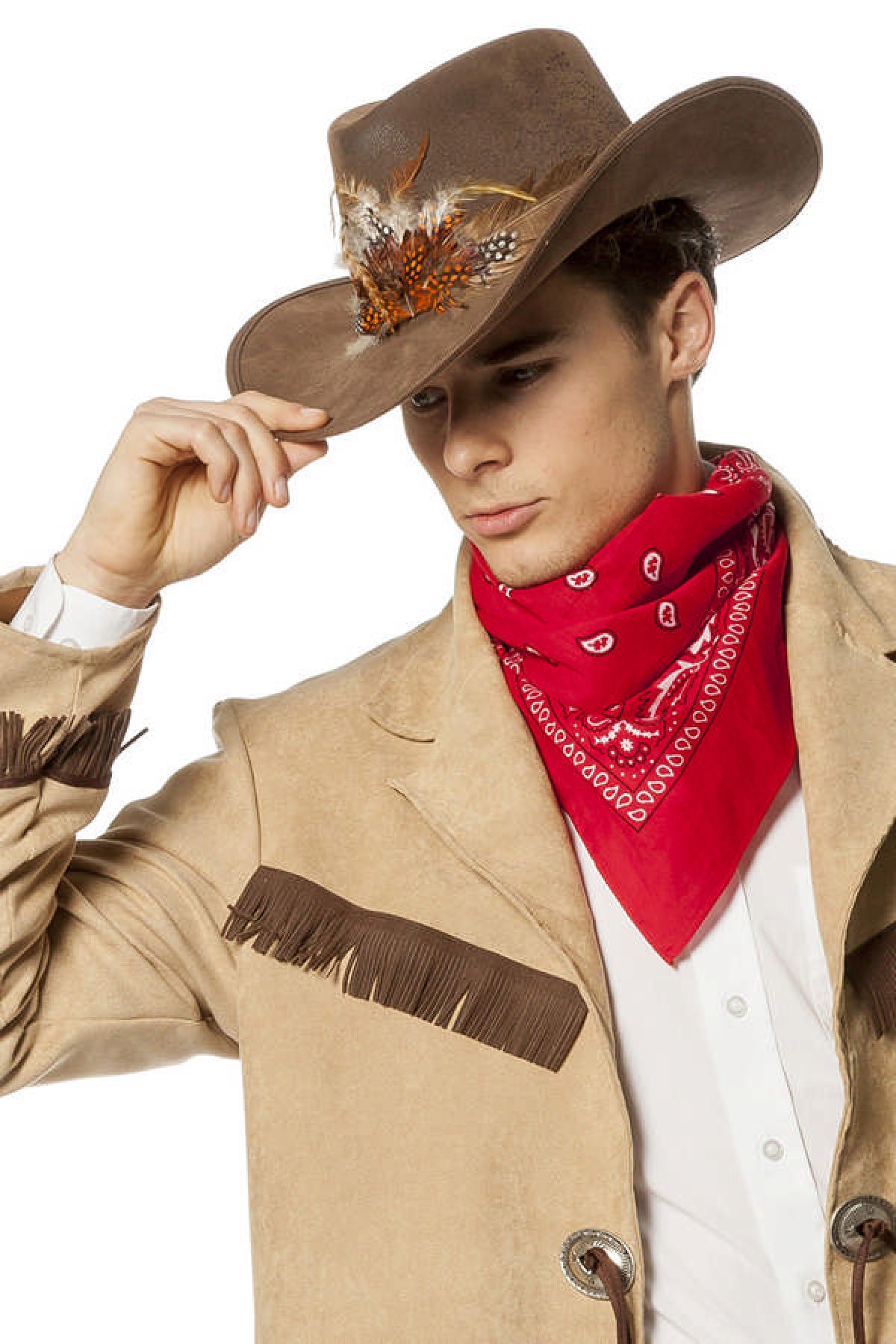 Cowboyhat Med Fjer til 149 kr. på Temashop.dk