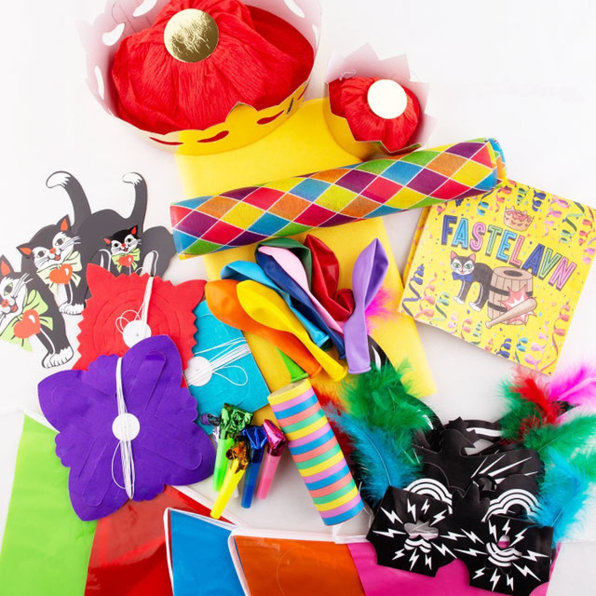 Fastelavns pynt - Stort udvalg af fastelavnspynt på Temashop.dk