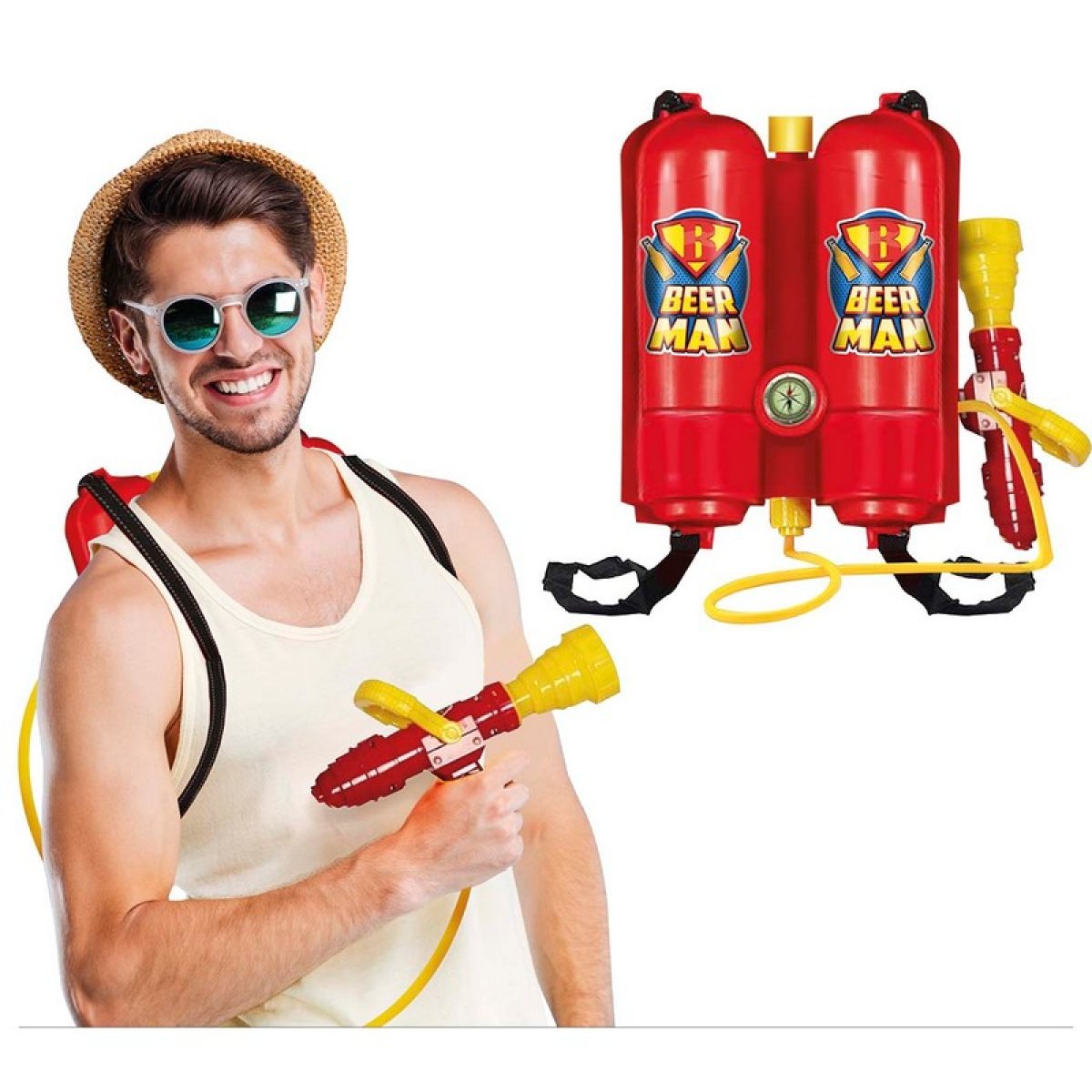 Beer Man Dobbelt Brandslukker til 139 kr. på Temashop.dk