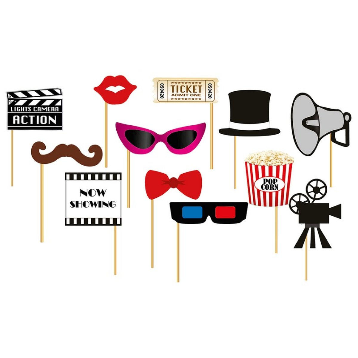 Hollywood Selfie props til 59 kr. på Temashop.dk