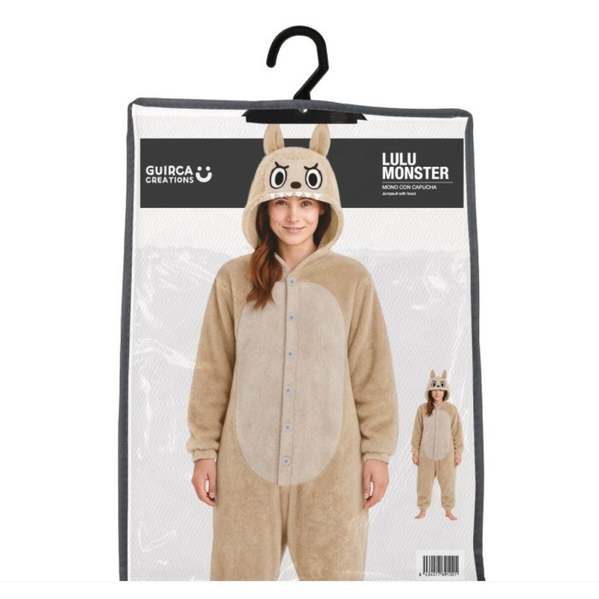 Lulu Monster Kostume Beige til 299 kr. på Temashop.dk