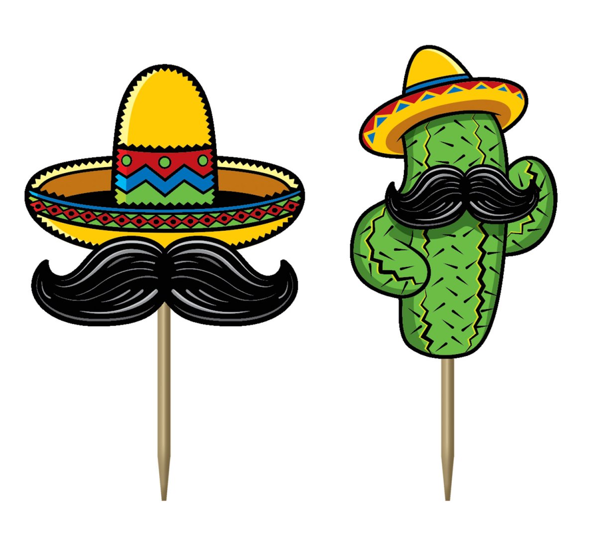 Fiesta Kage Pinde til 29 kr. på Temashop.dk