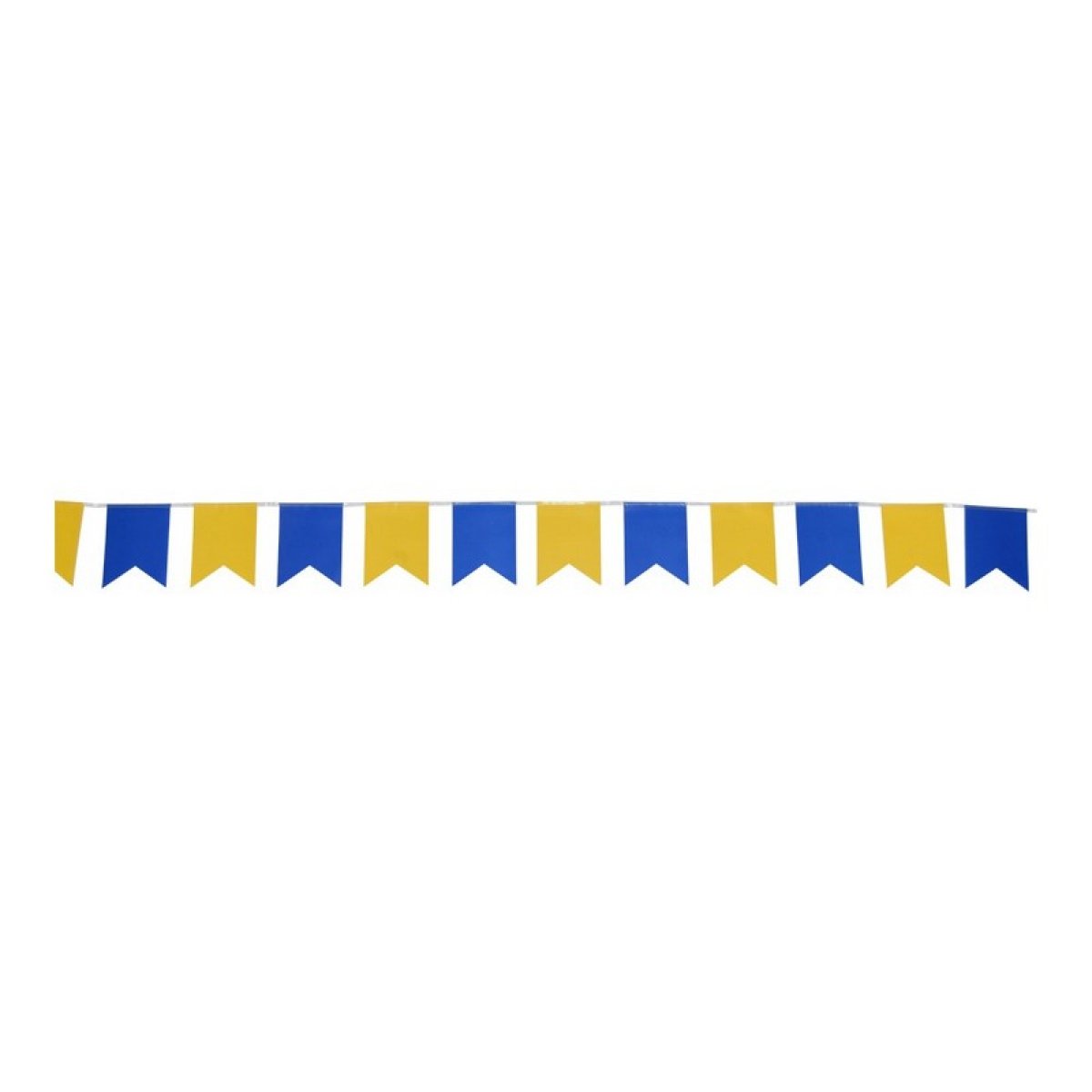 Flag Guirlande Blå/Gul til 35 kr. på Temashop.dk