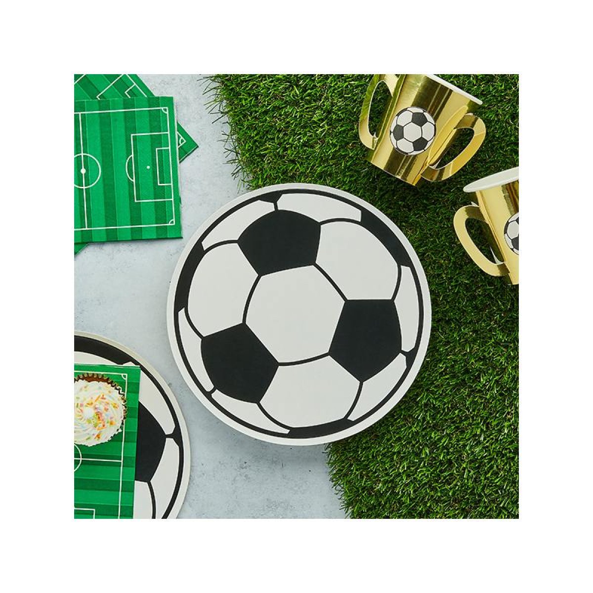Fodbold Party Paptallerkener til 39 kr. på Temashop.dk