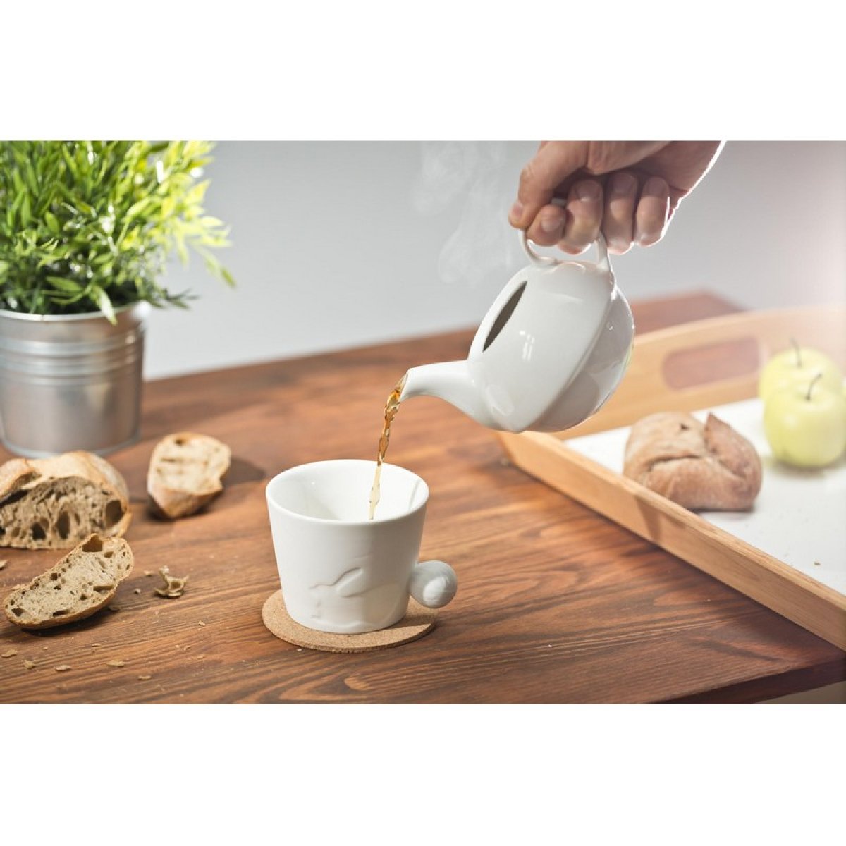 Kaninhale Krus Hvid til 79 kr. på Temashop.dk