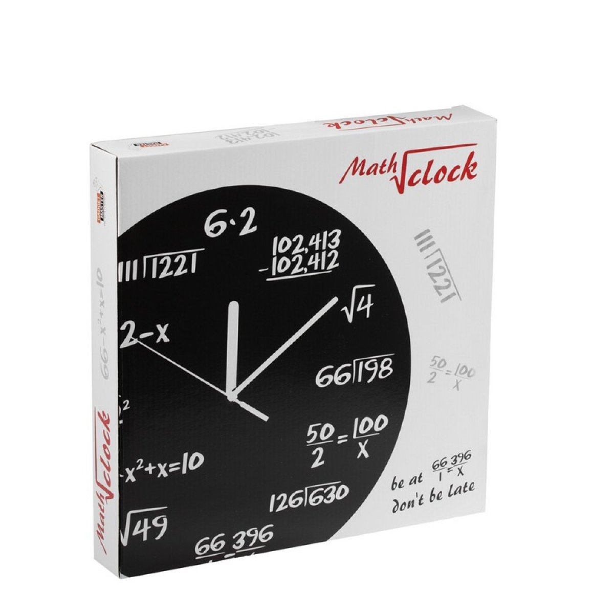 Matematik Formler Vægur Sort til 119 kr. på Temashop.dk