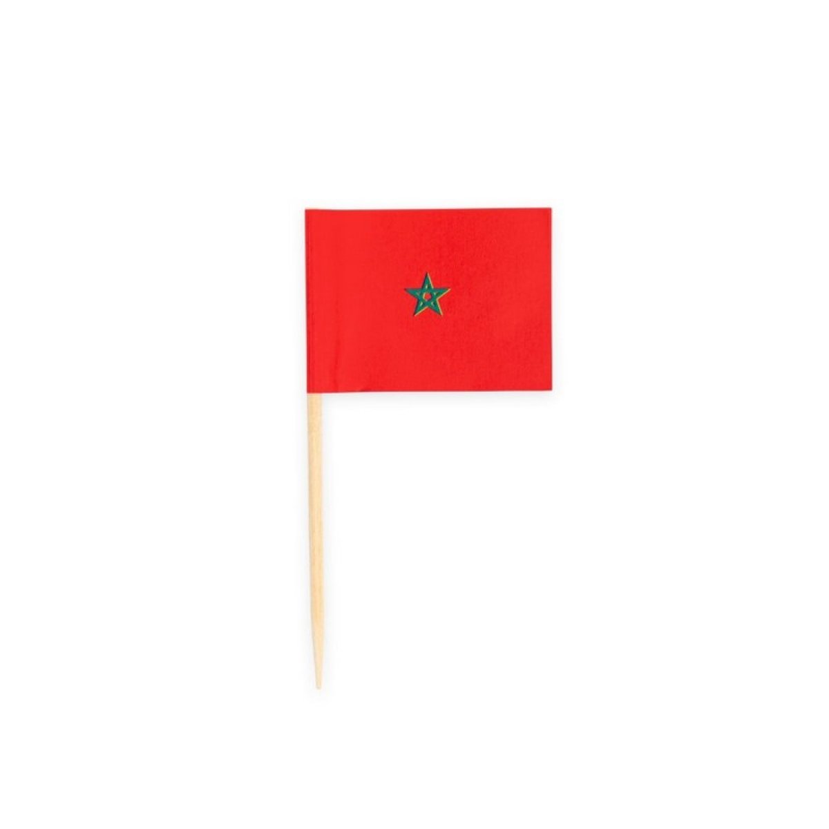 Marokko Flag Kagepinde til 19 kr. på Temashop.dk