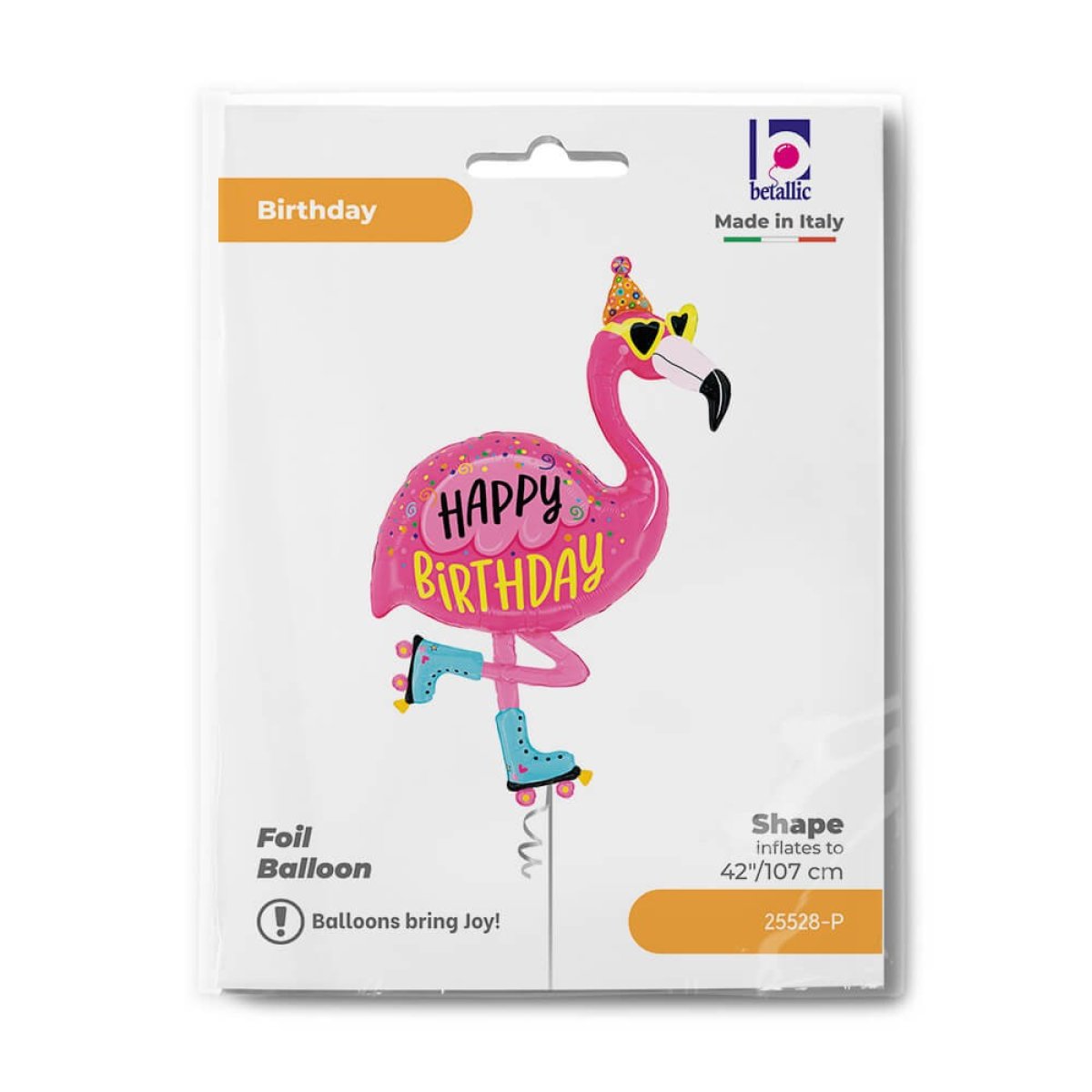 Flamingo Happy Birthday Folieballon til 79 kr. på Temashop.dk