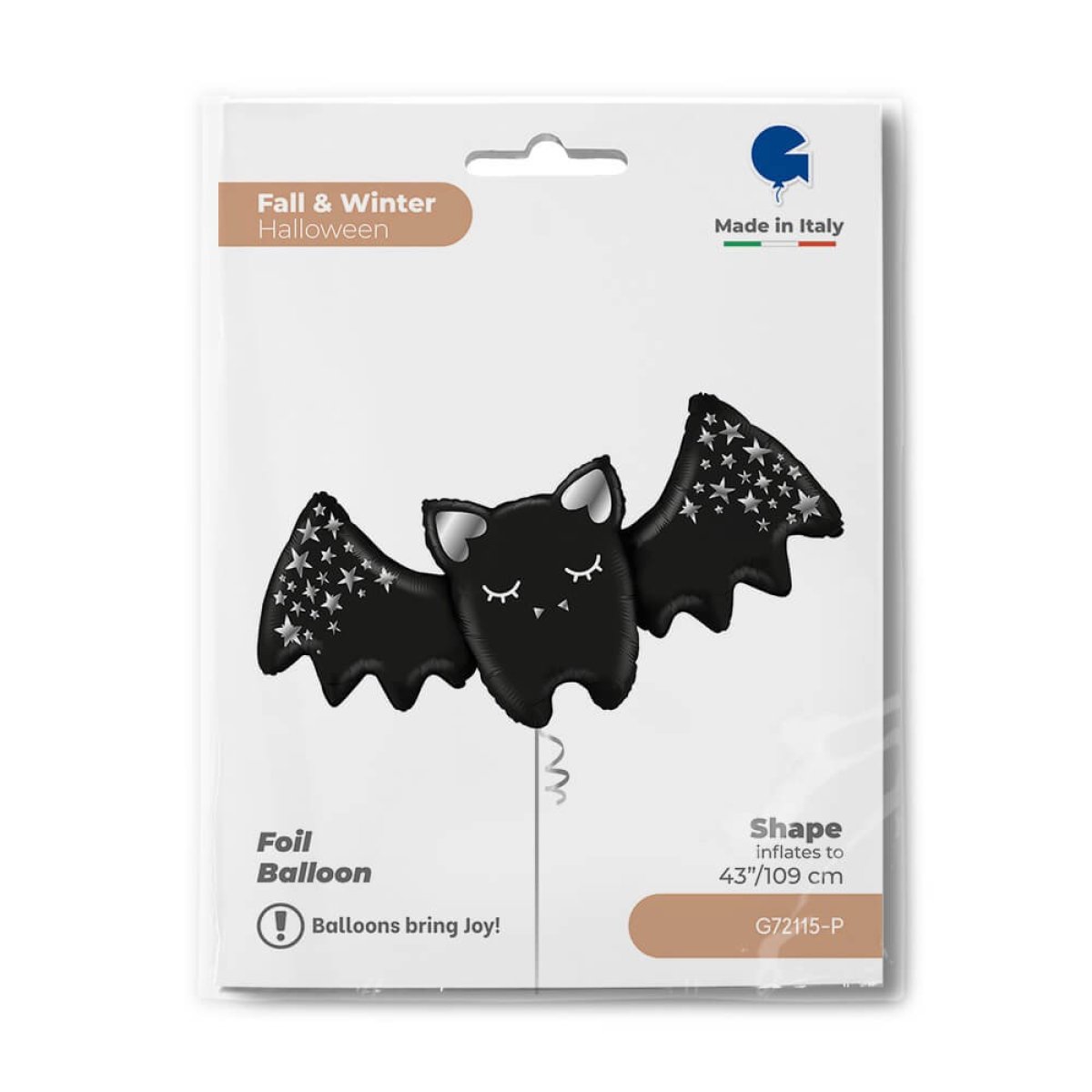 Flagermus Folieballon Sort til 79 kr. på Temashop.dk