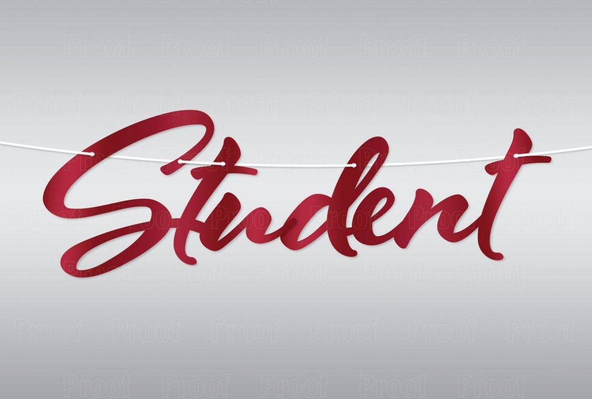 Guirlande Student Rød til 39 kr. på Temashop.dk