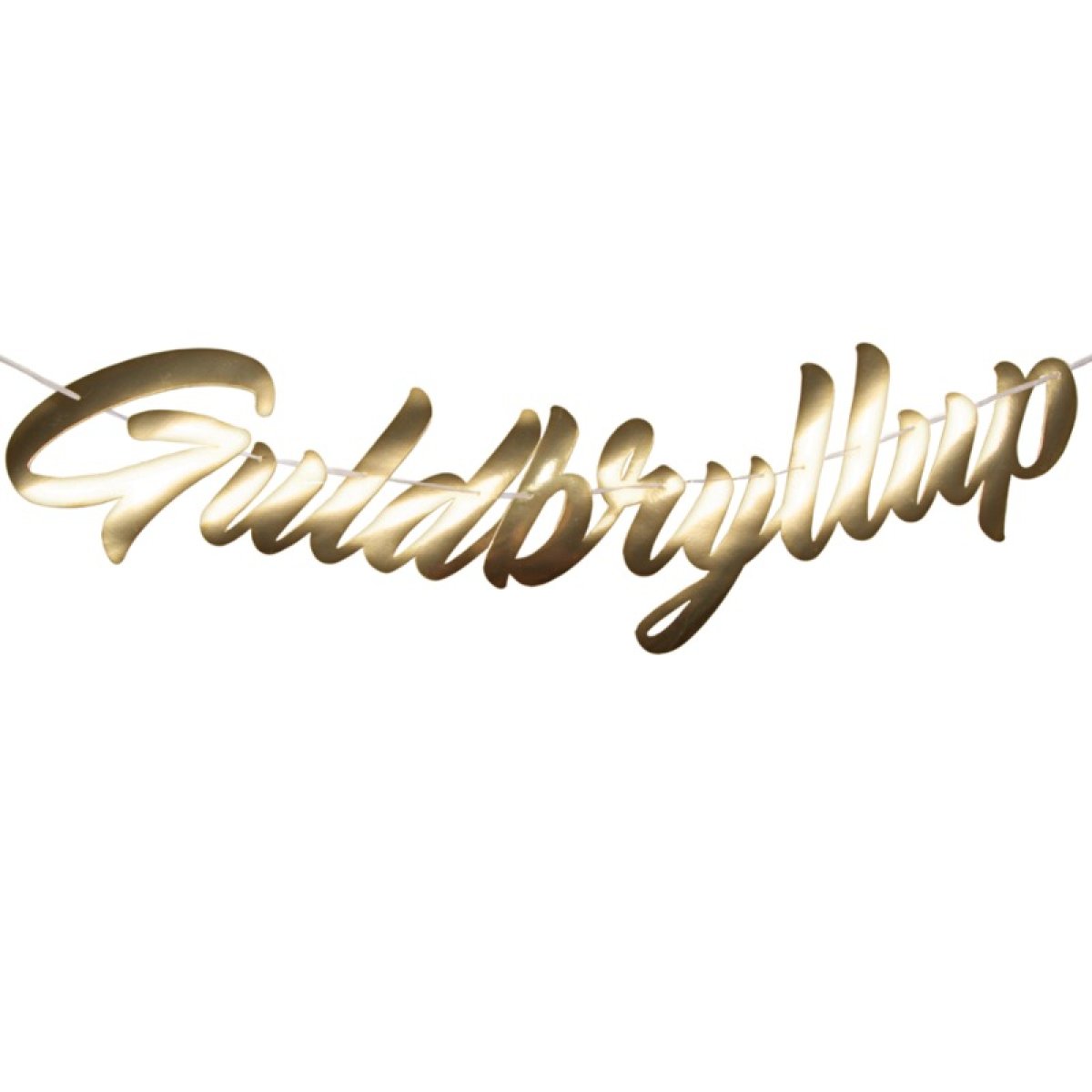 Guldbryllup Guirlande til 49 kr. på Temashop.dk