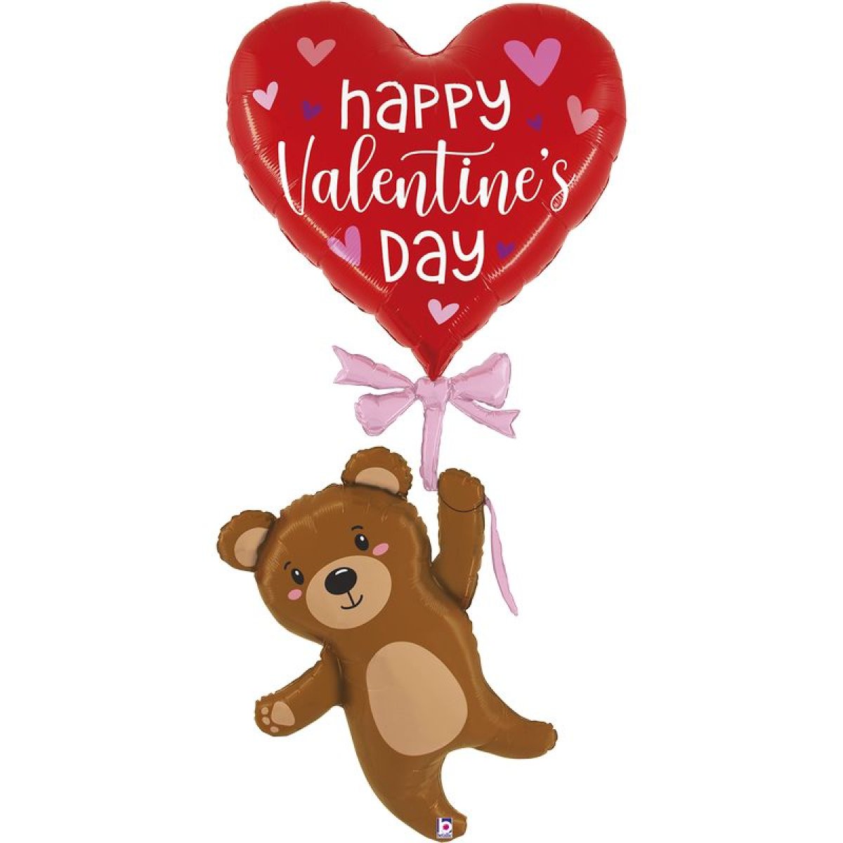 Happy Valentine's Day Bamse Folieballon til 129 kr. på Temashop.dk