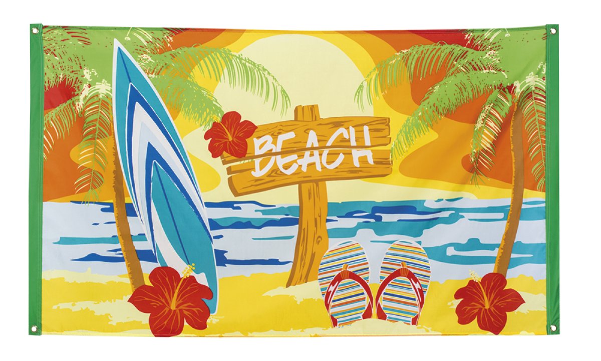 Køb Hawaii Banner Beach til kun 49 kr | Lynhurtig 24t levering ...