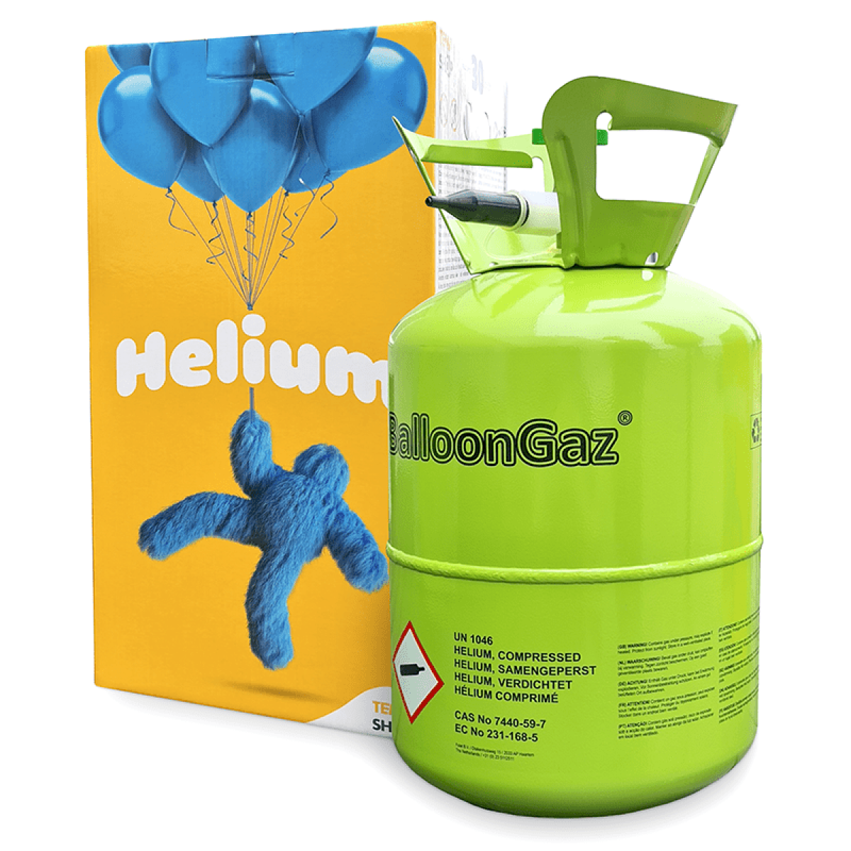 Helium Ballongas til 189 kr. på Temashop.dk