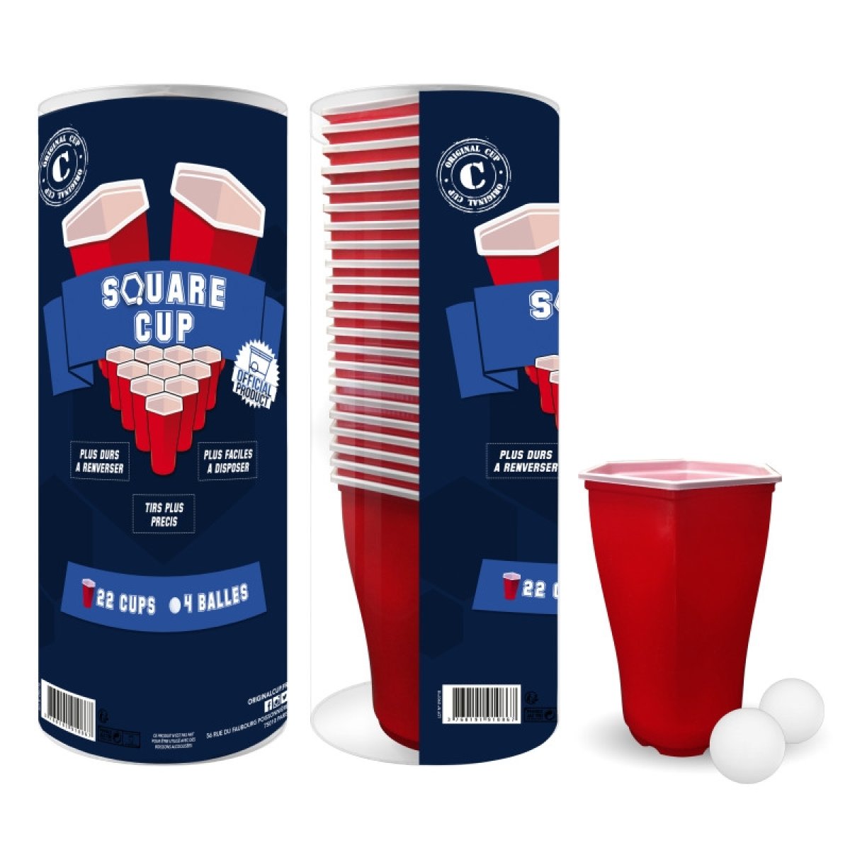 Square Beer Pong Kit til 99 kr. på Temashop.dk