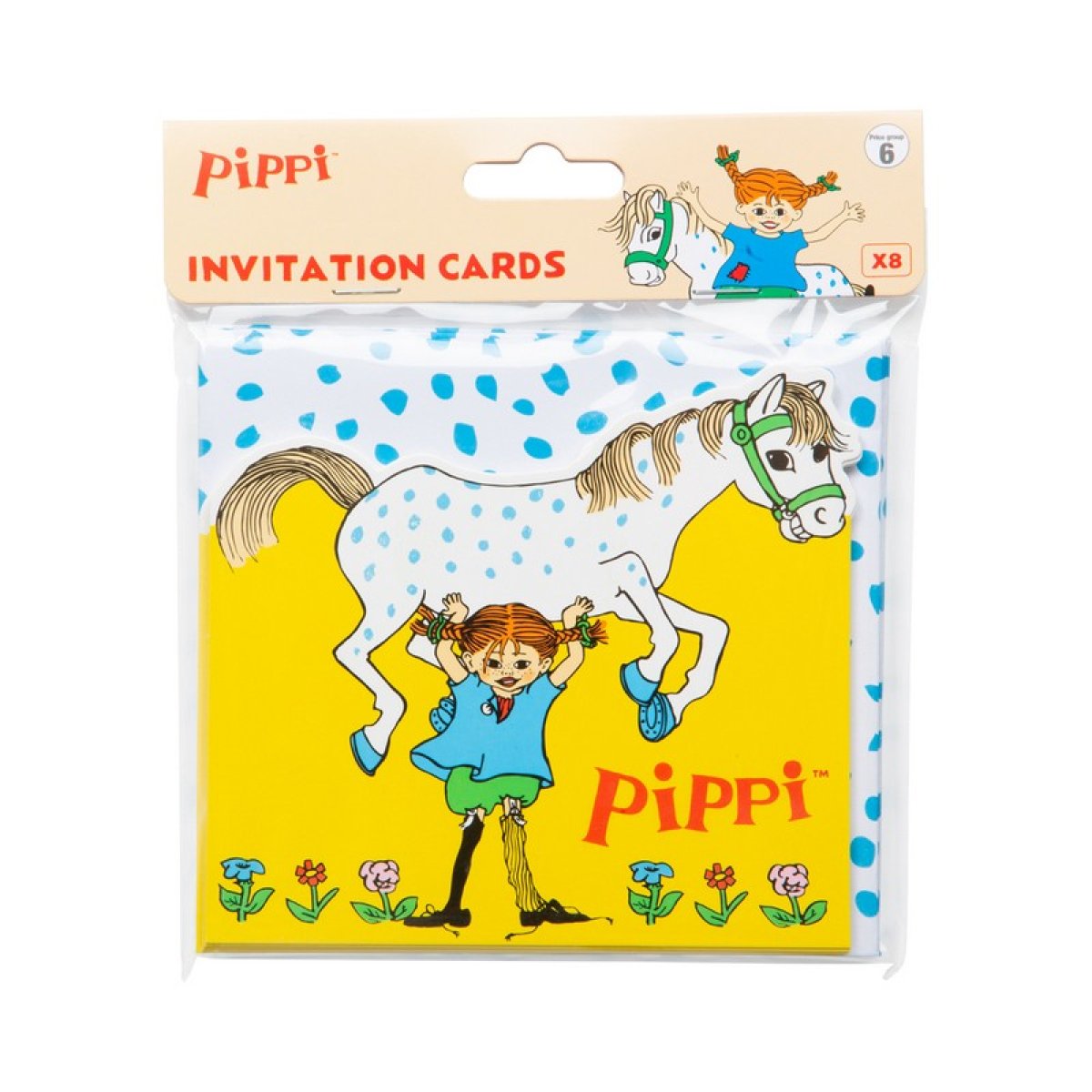 Pippi Langstrømpe® Invitationer til 29 kr. på Temashop.dk