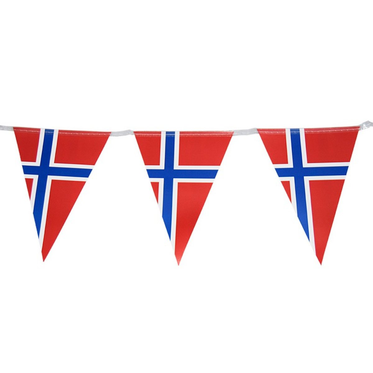 Norge Flag Guirlande til 29 kr. på Temashop.dk