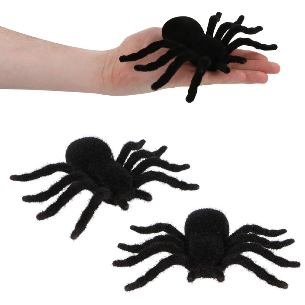 Behåret Edderkop Sort til 39 kr. på Temashop.dk