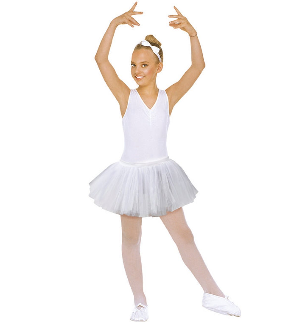 Køb Hvid Ballerina Skørt, barn til kun 99 kr | Temashop.dk