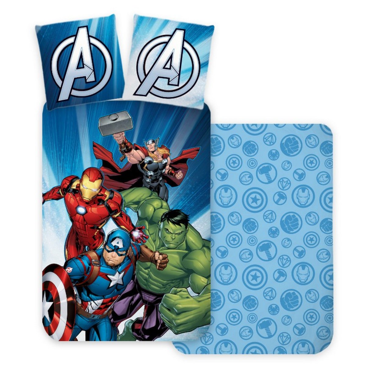 Avengers® Power Strike Bomuld Sengetøj til 349 kr. på Temashop.dk